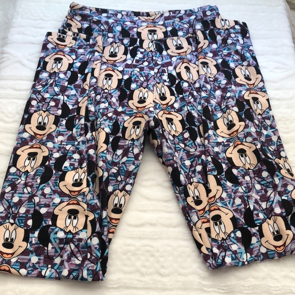 LuLaRoe | Bottoms | Lularoe Minnie Mouse Leggings Tween | Poshmark